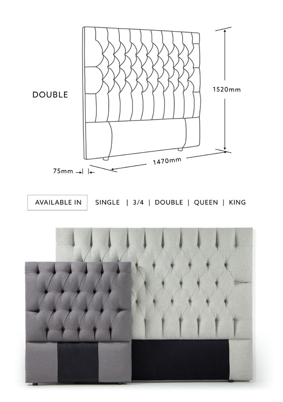 Catherine - Double Headboard |Cielo